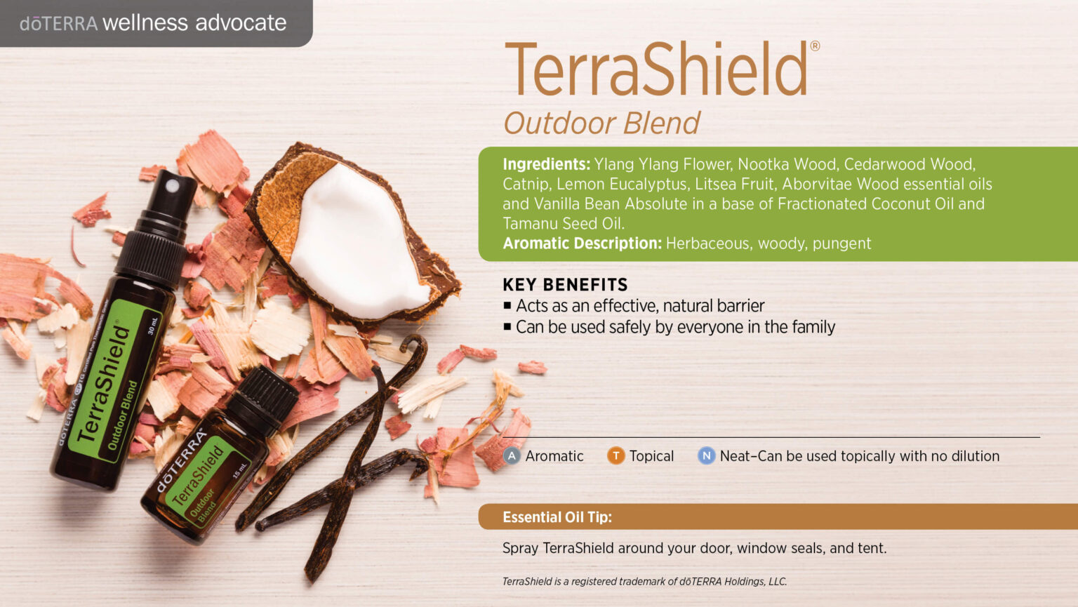 doTERRA TerraShield® Spray Outdoor Blend
